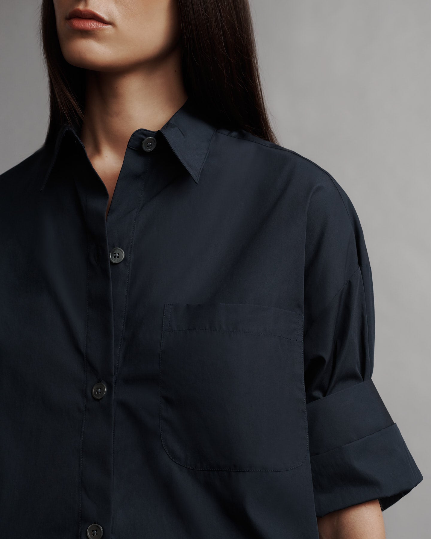 Midnight Next Ex Shirt in superfine cotton | TWP