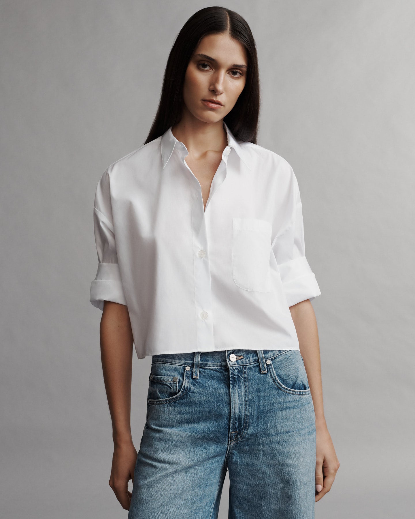 White Next Ex Shirt in Superfine Cotton | TWP