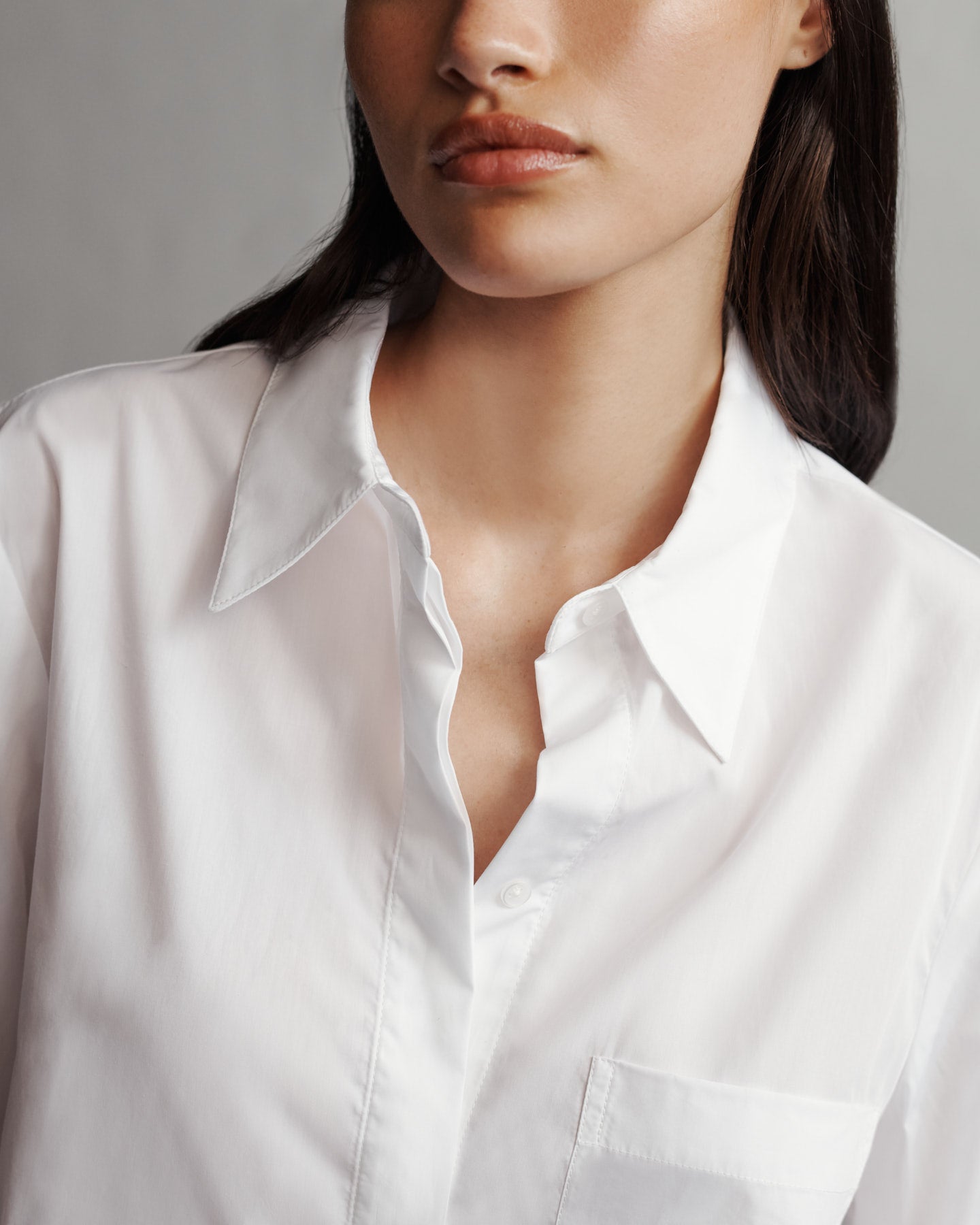 White Boyfriend Shirt in Superfine Cotton | TWP