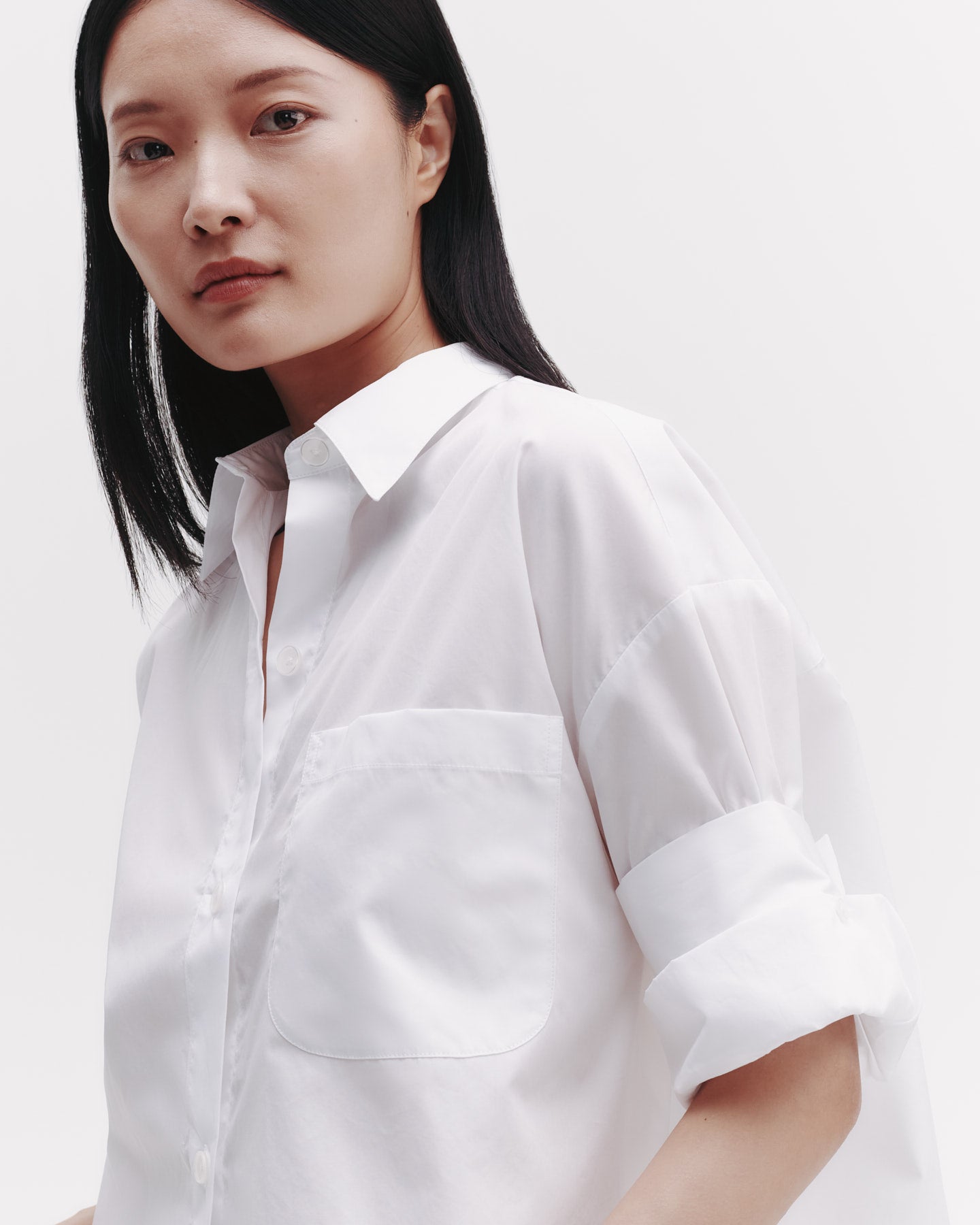 White Next Ex Shirt in Superfine Cotton | TWP