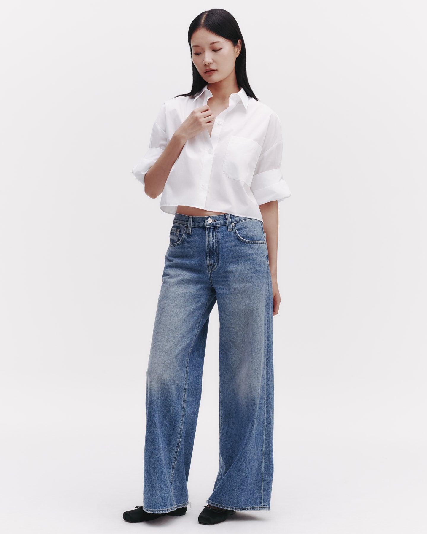 White Next Ex Shirt in Superfine Cotton | TWP